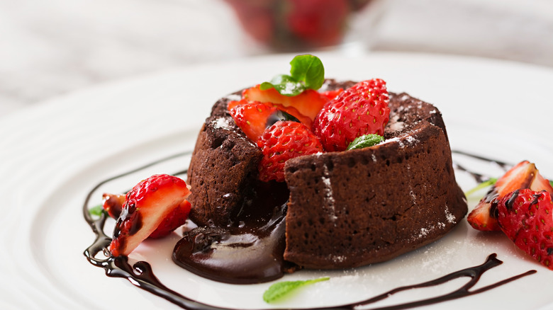 The Toothpick Test That Ensures A Perfectly Baked Lava Cake