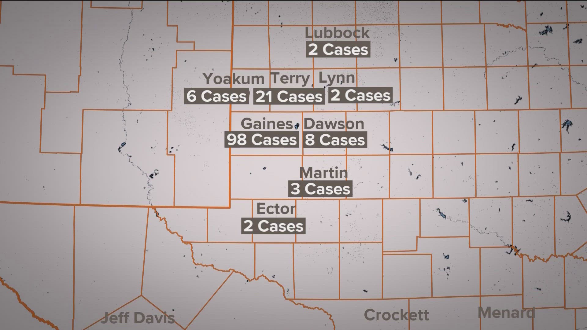Almost 100 people test positive for measles in Gaines County, Texas