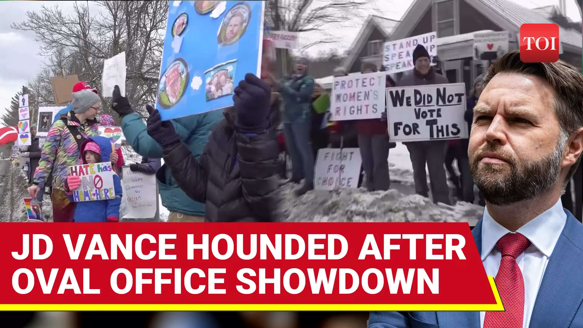 'Are You Putin's Puppet?': JD Vance Ambushed, Chased Out Of Resort ...