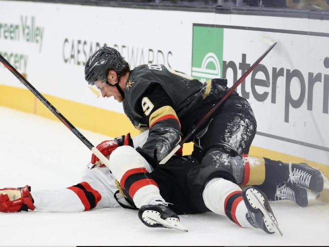 Jack Hughes' Injury After Brutal Jack Eichel Collision Leaves Devils ...