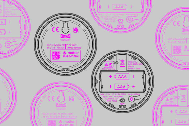 Ikea registered a Matter-over-Thread temperature sensor with the FCC