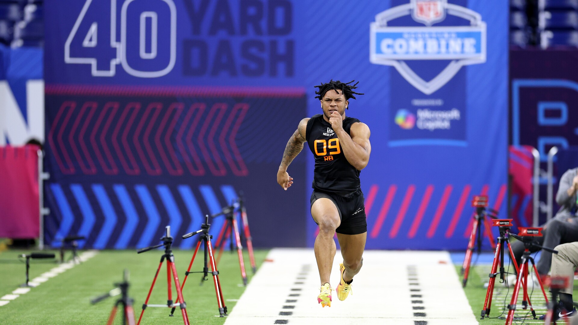 Strong Combine performance helps North Carolina RB Omarion Hampton