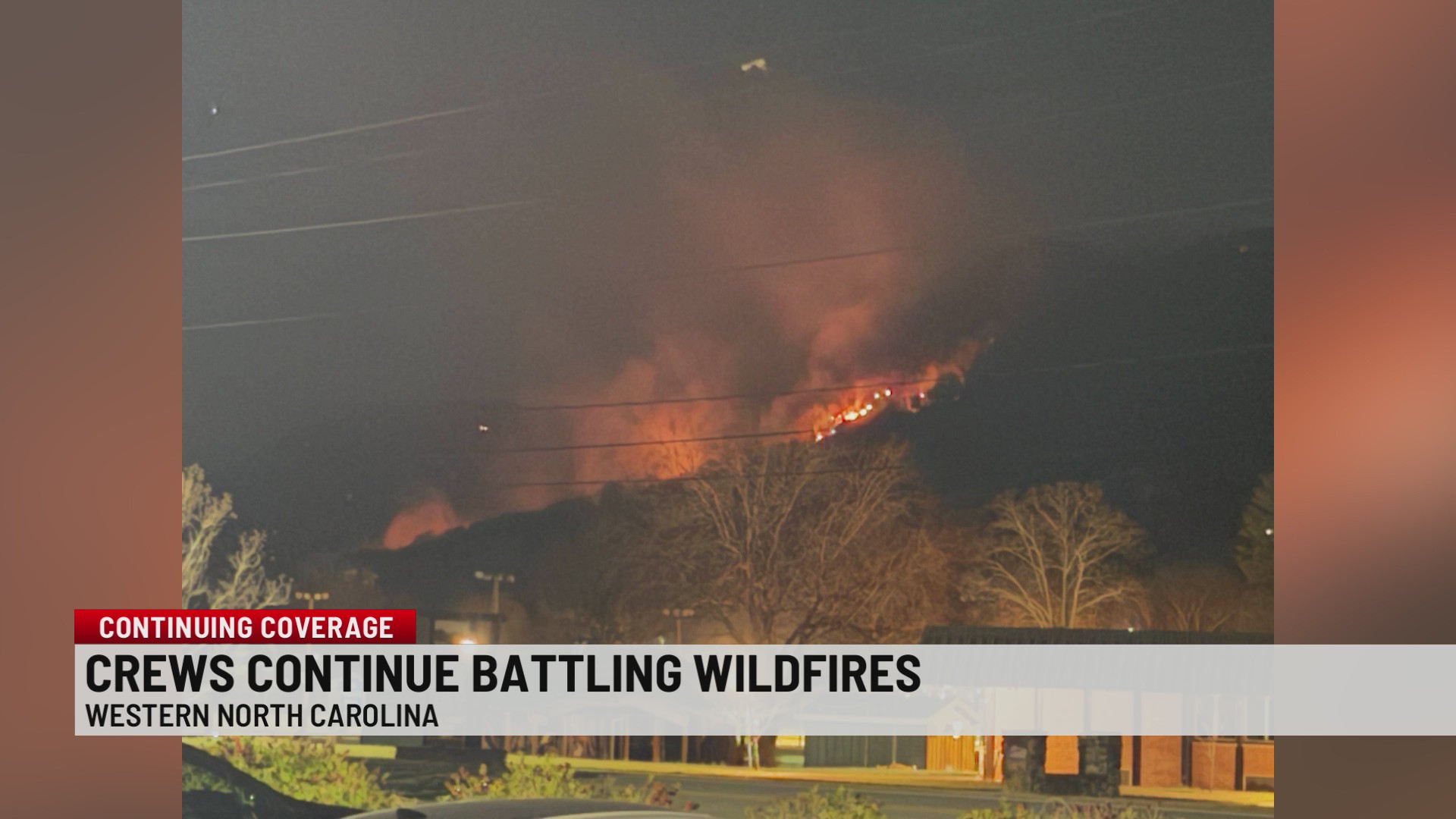 Firefighters work towards containing Melrose Fire in Polk County