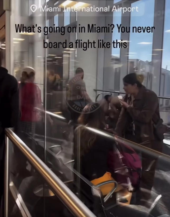 Couple arrested for allegedly forcing way past airport security — and ...