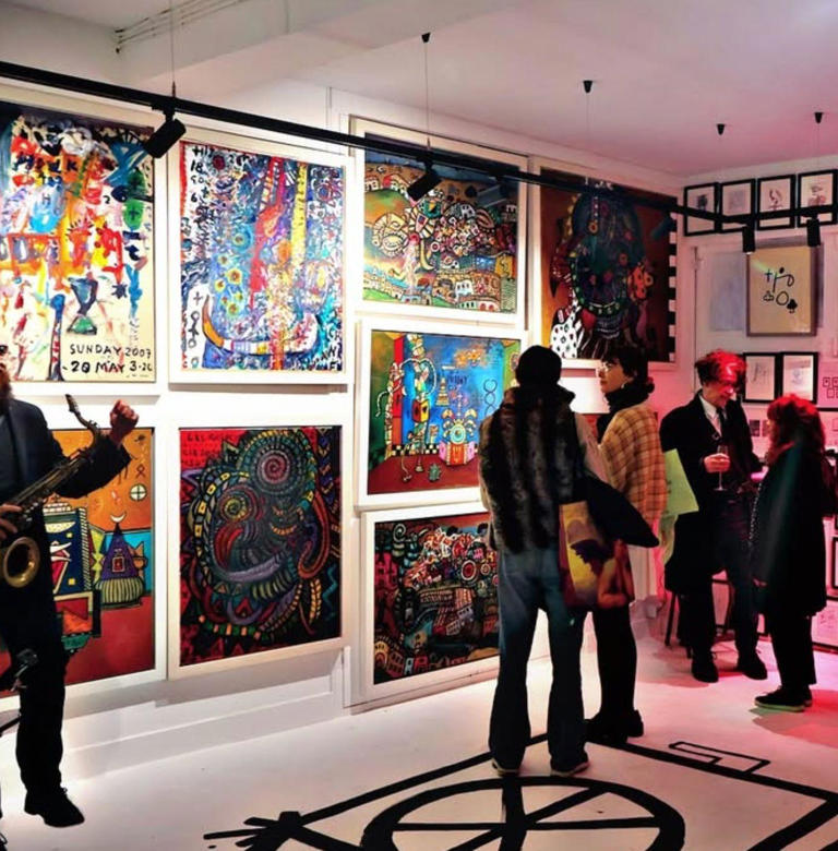 Indelible Fine Art hosts a sold-out Alan Davie exhibition with live ...