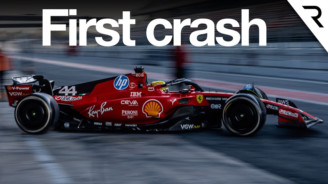 Lewis Hamilton's first Ferrari F1 Crash and Next Steps Explained