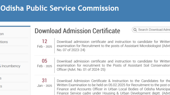 OPSC AAO Admit Card 2025 releasing today at opsc.gov.in, here's how to ...