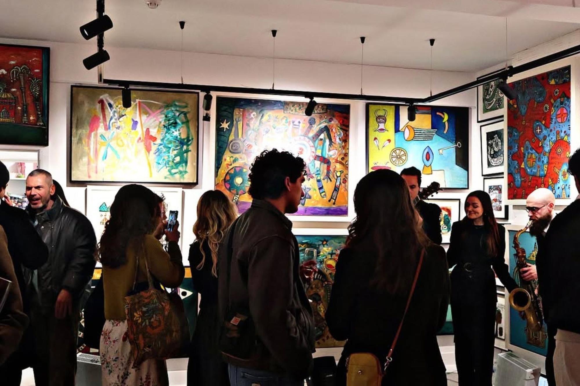 Indelible Fine Art hosts a sold-out Alan Davie exhibition with live ...