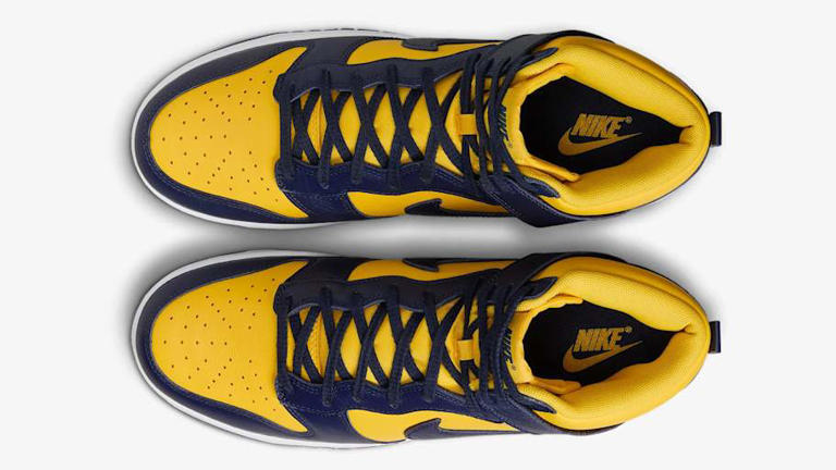 The Nike Dunk High "Michigan" returns for March Madness