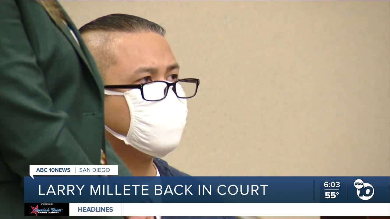 Larry Millete returns to court for first time since Sept. 2024