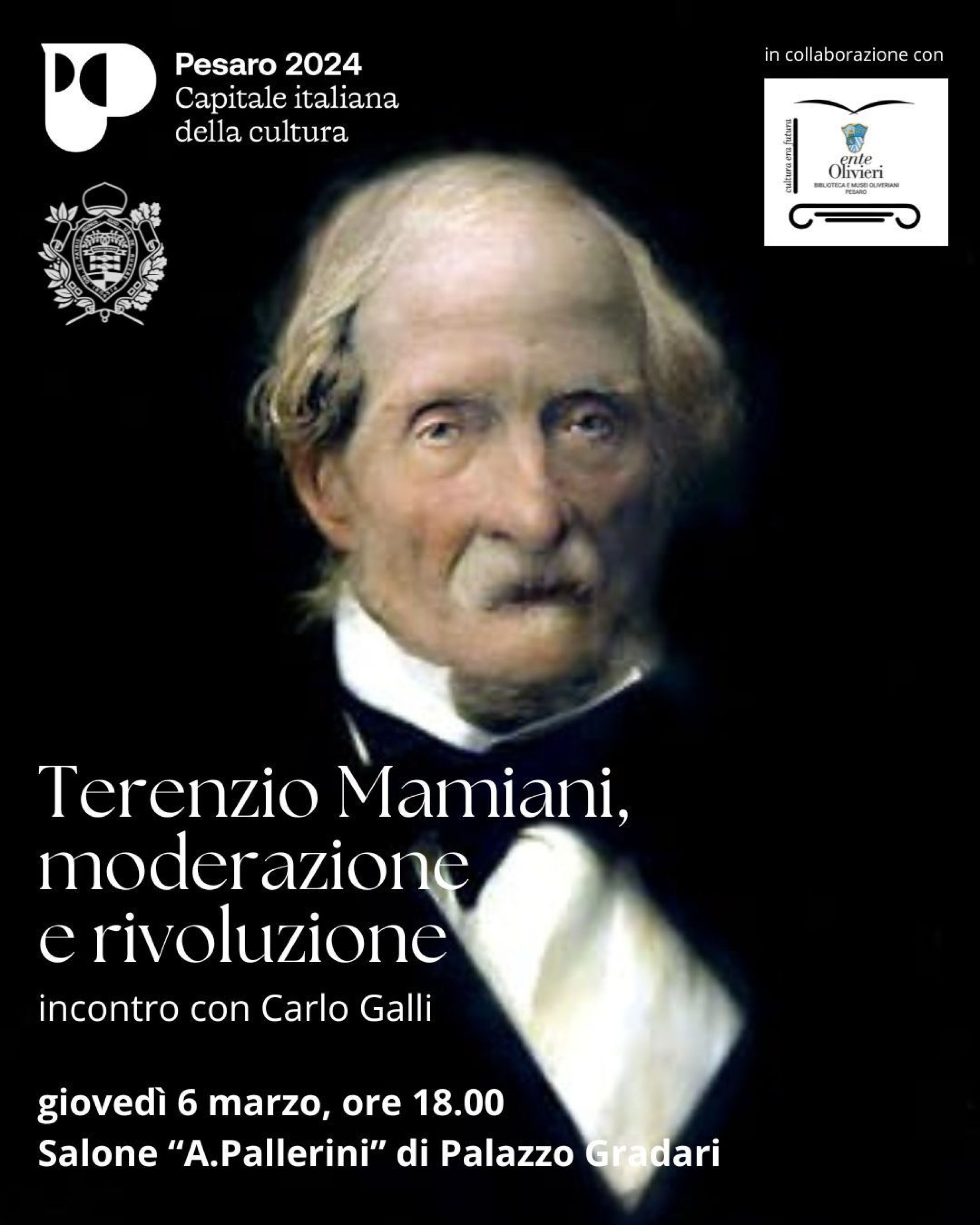 Settimane rossiniane: un evento dedicato a Terenzio Mamiani
