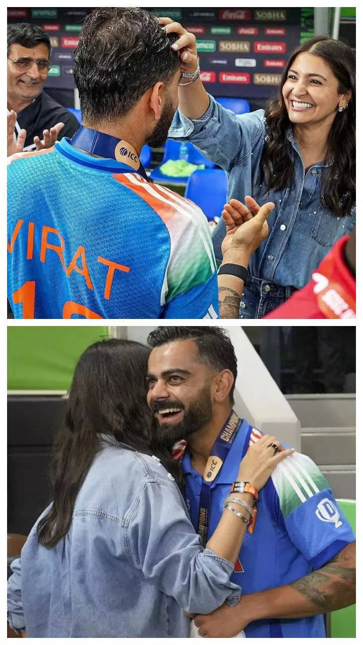 Virat Kohli and Anushka Sharma's Most Adorable Champions Trophy Final ... Virat Kohli and Anushka Sharma's Most Adorable Champions Trophy Final ...
