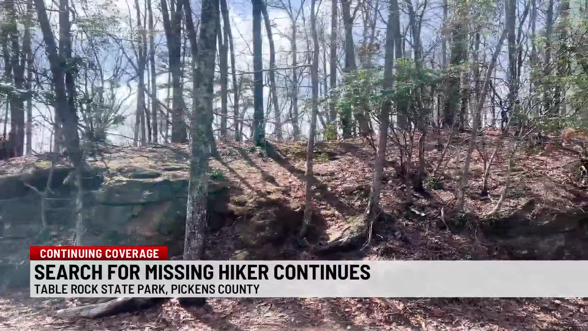 Search continues Sunday for missing hiker in Pickens Co.
