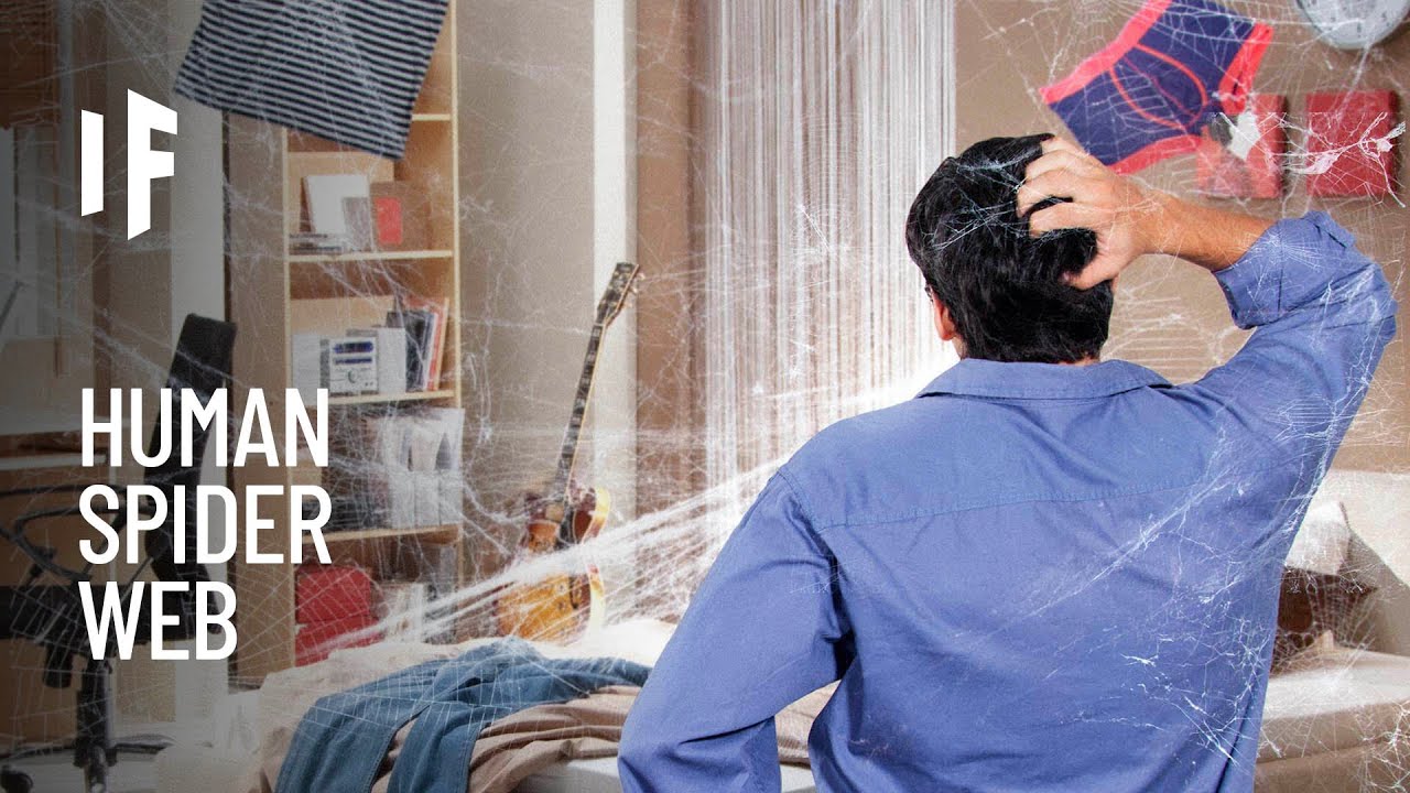 What if you could make a spider web like Spider-Man