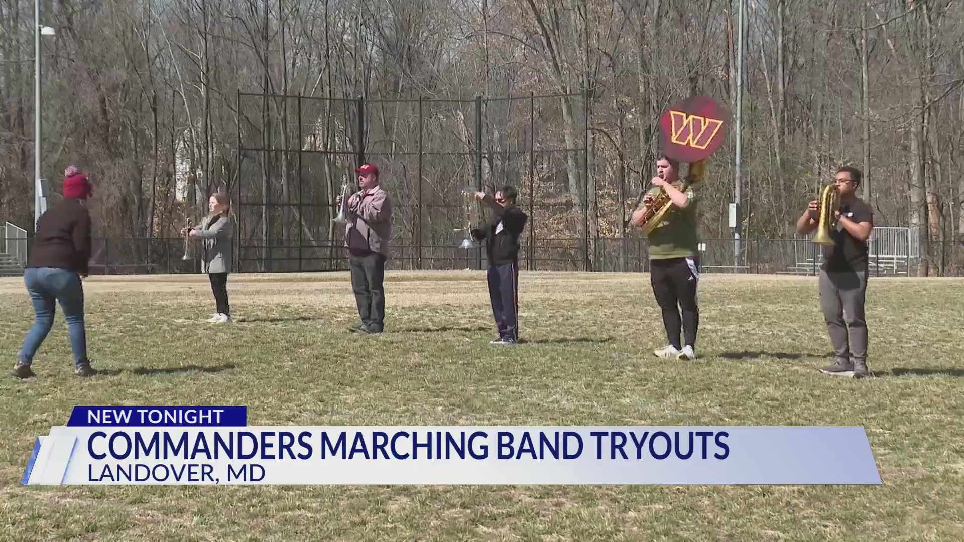 Washington Commanders marching band auditions