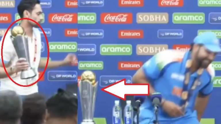 Rohit Sharma FORGETS Again; India Captain Leaves Champions Trophy Silverware After PC in Viral ...