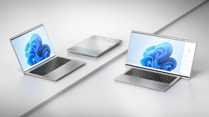 This laptop concept features a rollable screen that expands horizontally