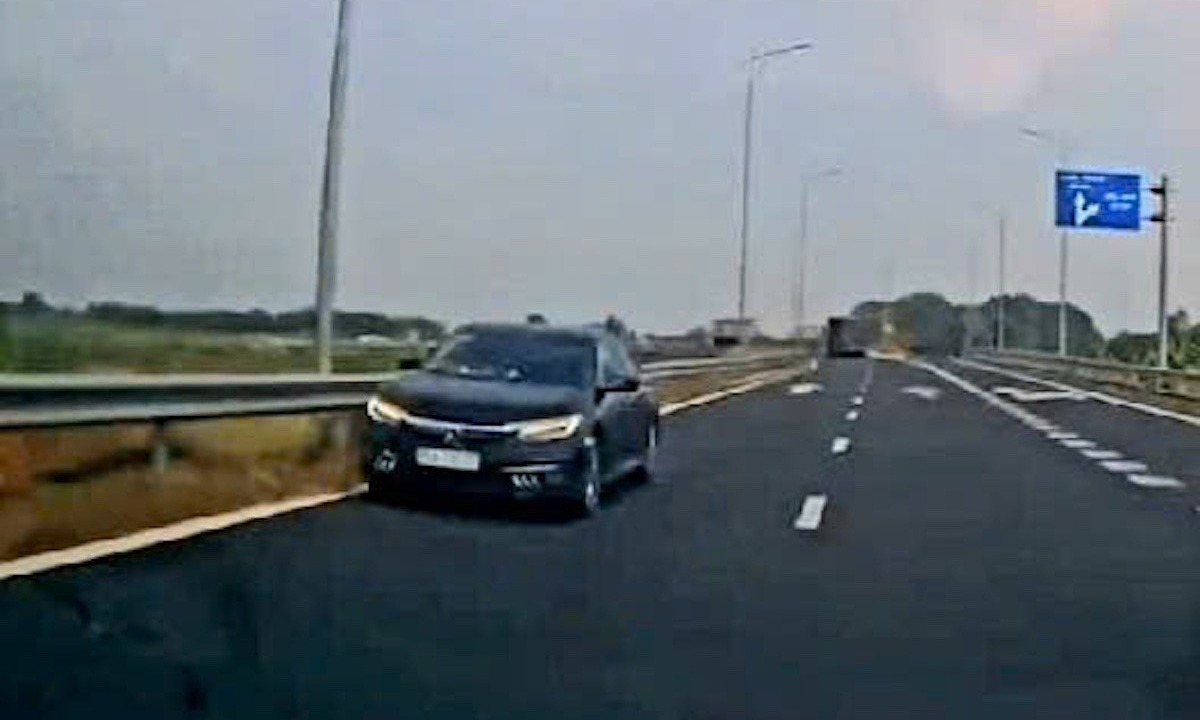 Man loses license for driving in wrong direction on expressway