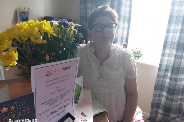 Dyslexic woman becomes ambassador for charity that helped her learn to read