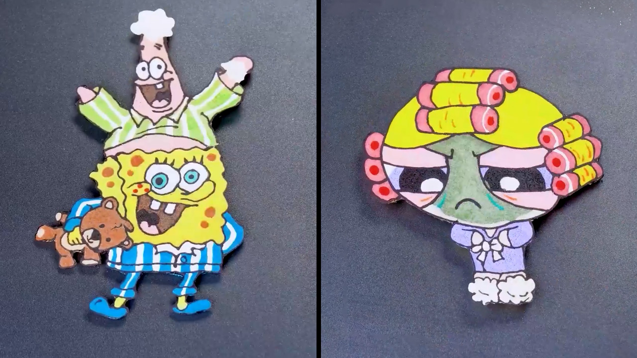 Making Famous Cartoon Characters Pancake Art 🥞 – Fun & Creative Designs