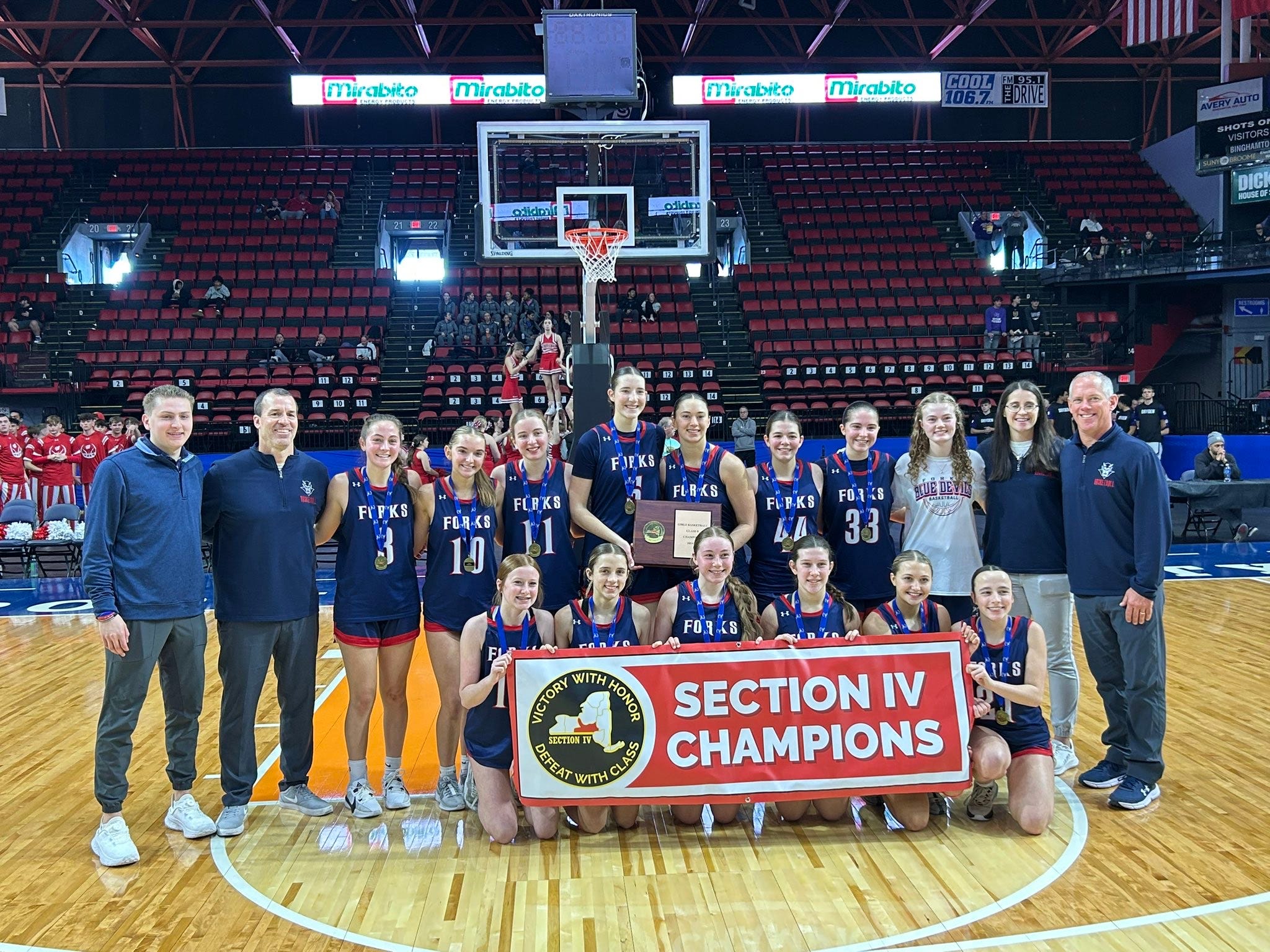 Girls basketball: Horseheads, Johnson City, Chenango Forks repeat as Section 4 titlists