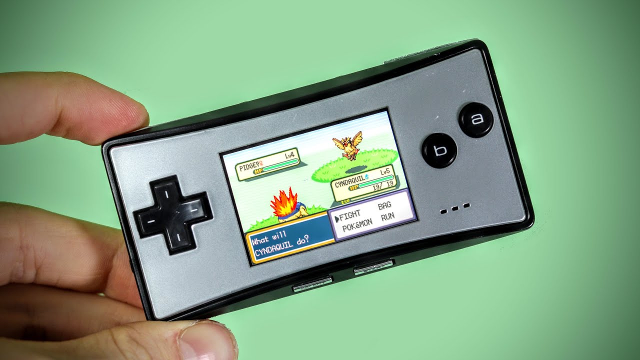 The Nintendo Gameboy Micro.