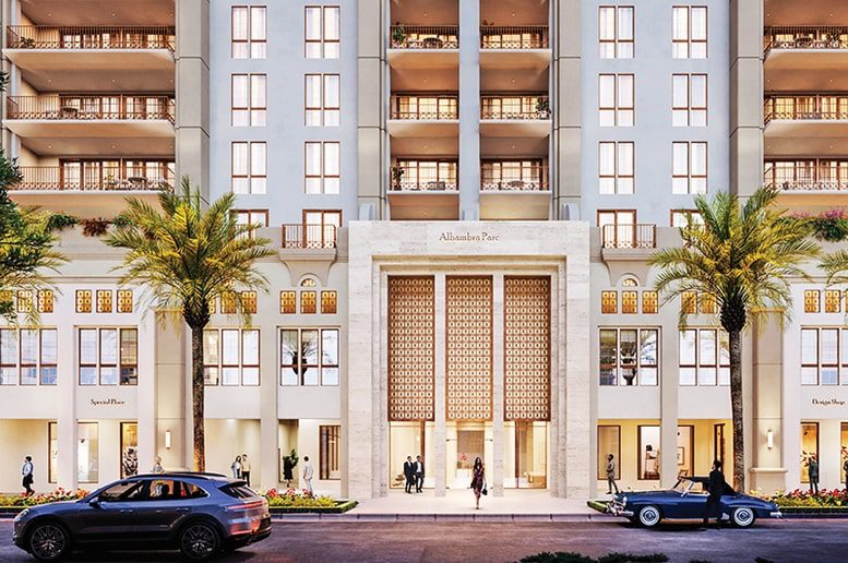 MG Developer, Vertical Developments unveil Alhambra Parc in Coral Gables