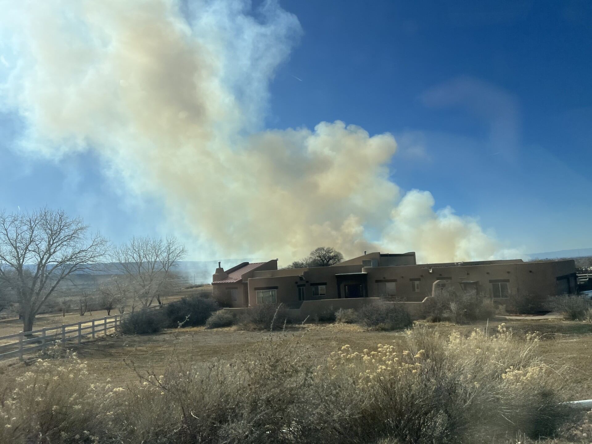 Firefighters respond to out-of-control burn in Orchard Mesa