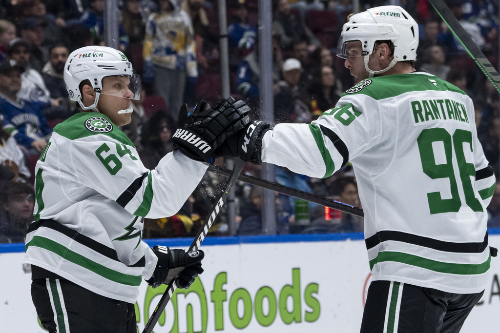 Granlund scores first goal for Dallas Stars in 4-1 win over Vancouver ...