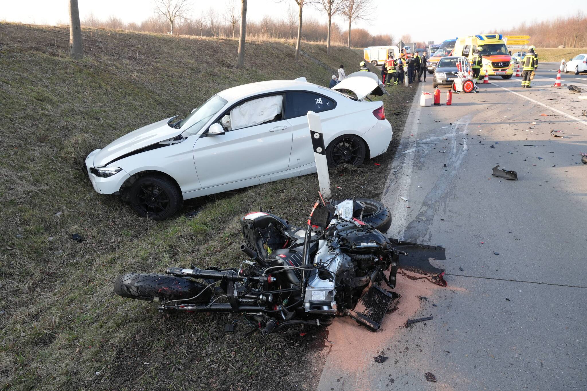 Leipzig: Mehrere Verletzte bei Unfall auf der S242
