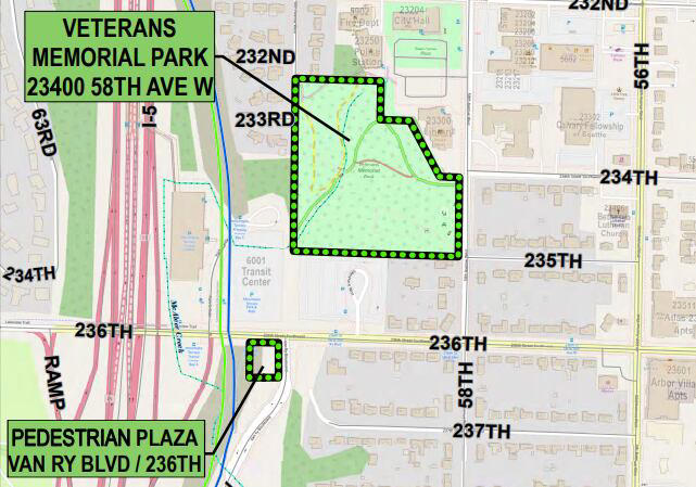 Mountlake Terrace project to connect the transit center, Veterans ...