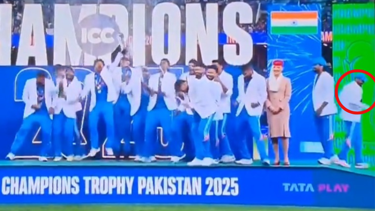 Shami Avoids India's Champions Trophy Celebration, Steps Off Stage Post ...