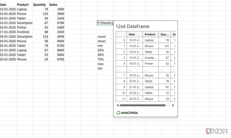 Python in Excel is more powerful than I initially estimated
