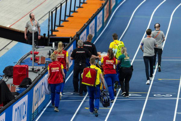 Maureen Koster hospitalized after fall at European Indoor Championships