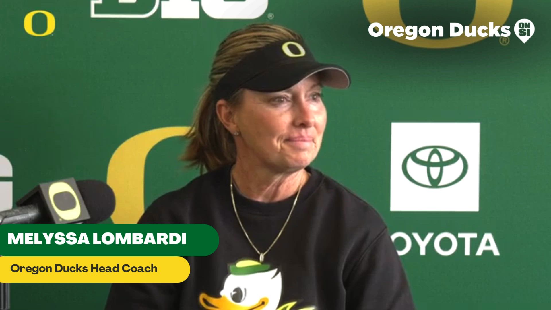 Oregon Ducks Softball Coach Melyssa Lombardi Discusses Jane Sanders Classic