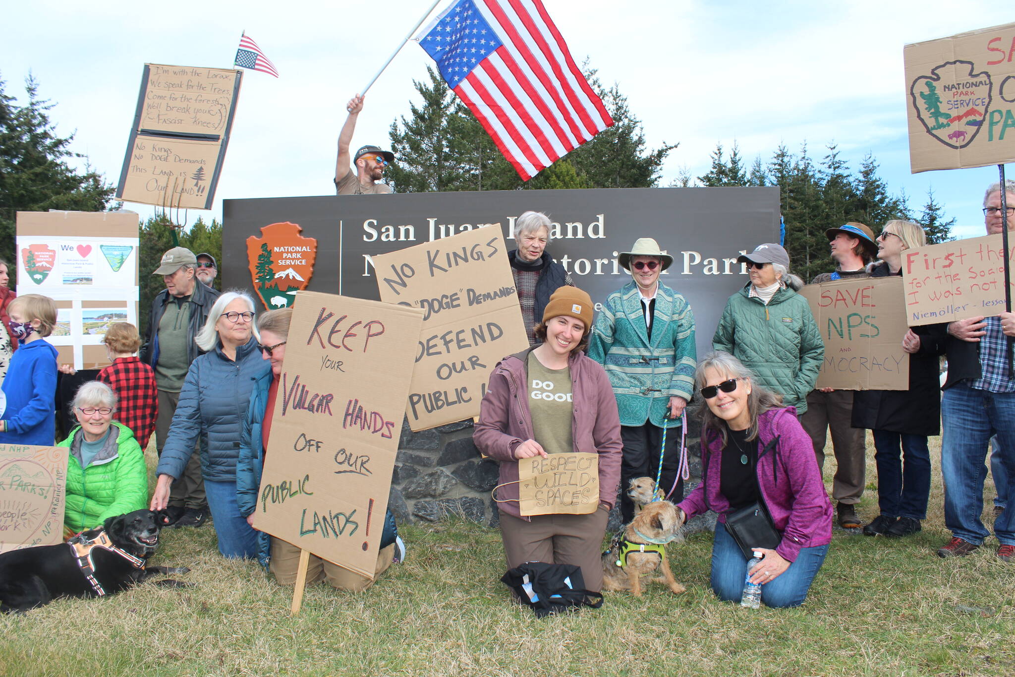Protect Our Parks national protest held at American Camp