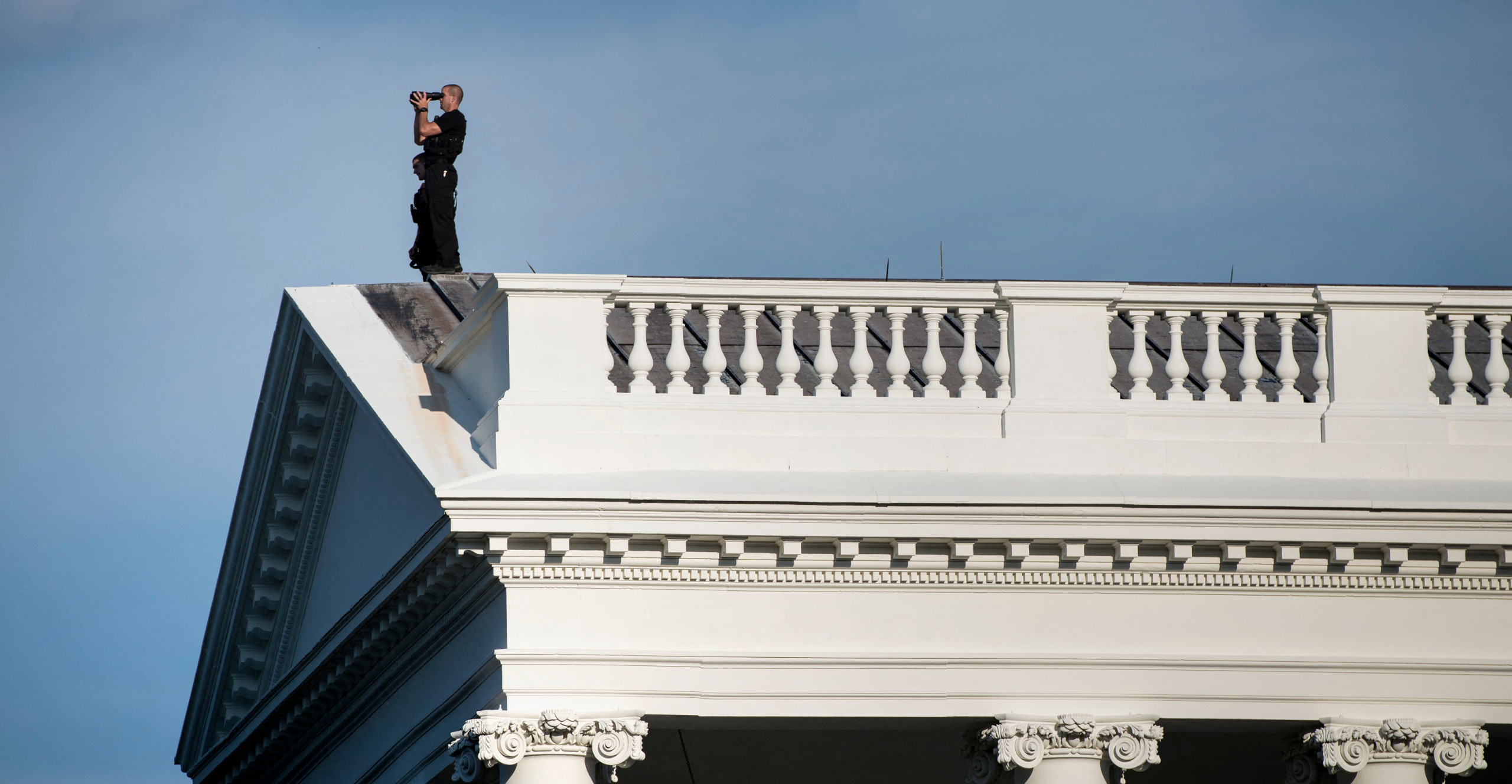 Secret Service shoots armed man outside White House