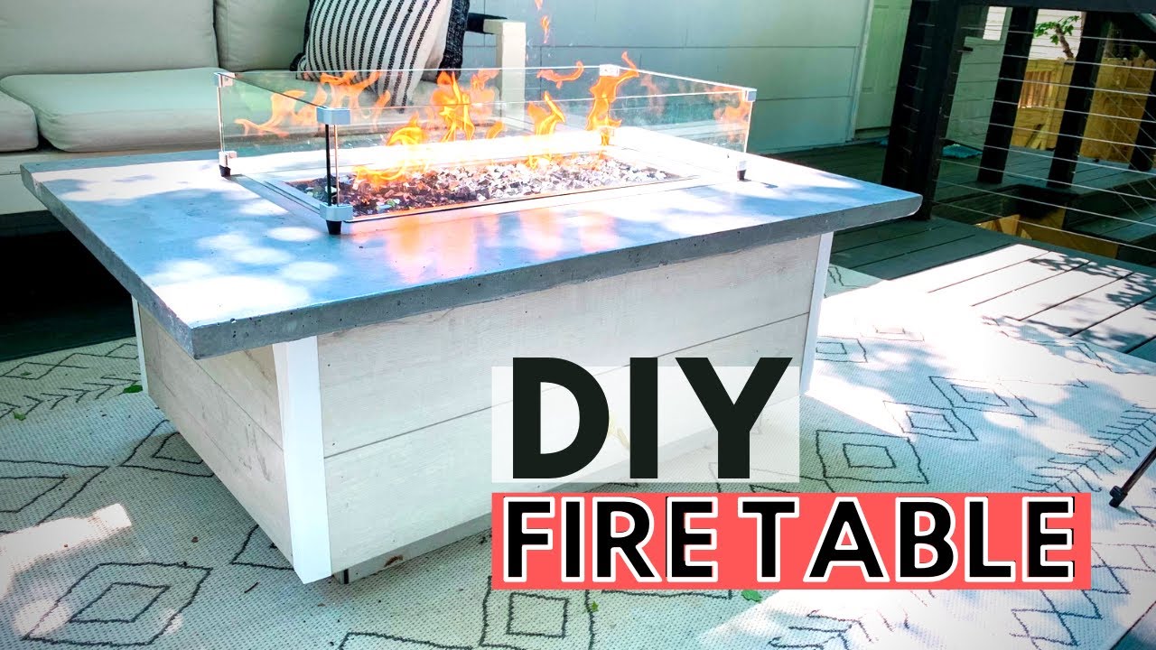 How One Man Built a Fire Table Pit for Cozy Outdoor Nights