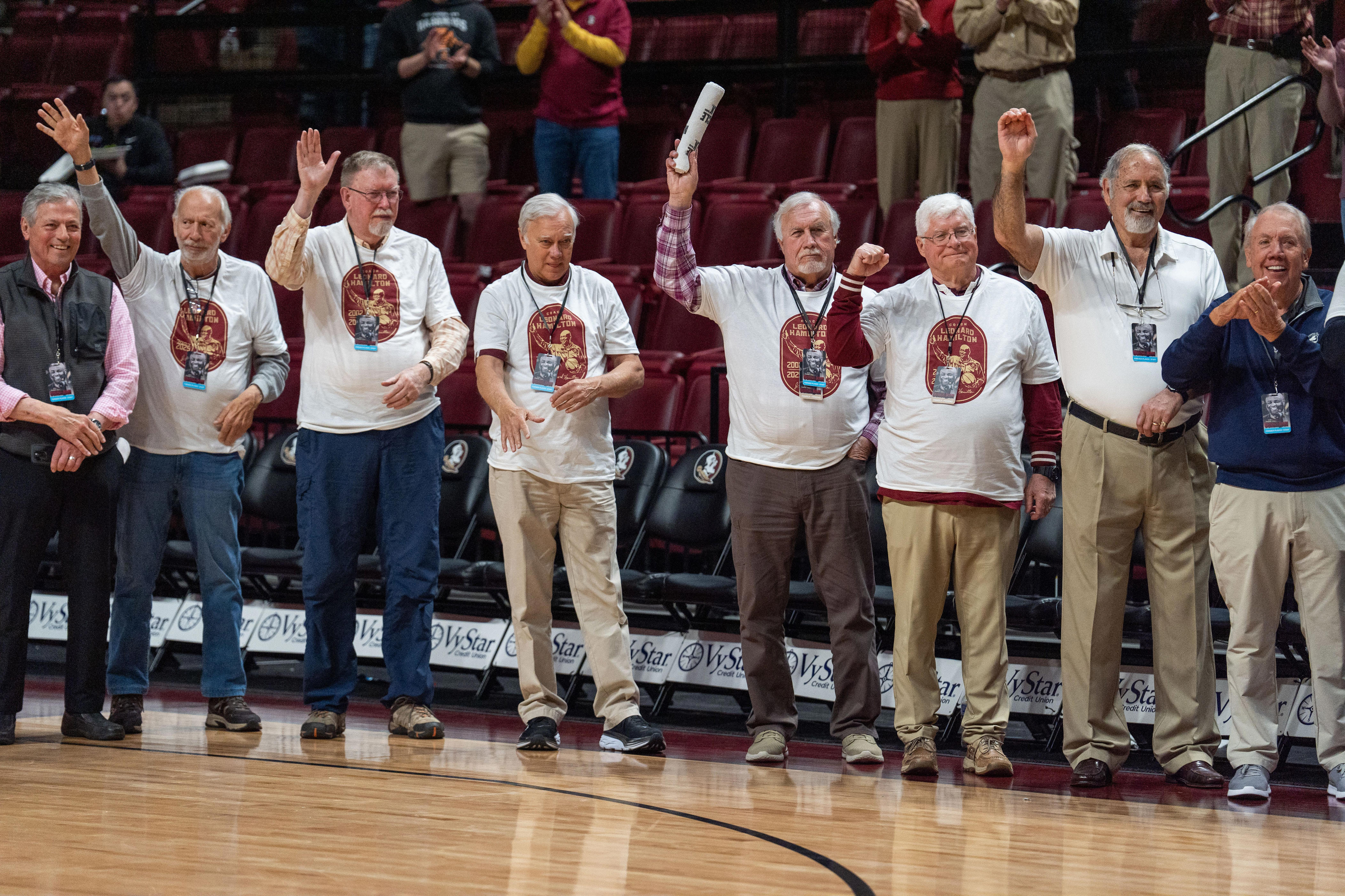 FSU basketball's legendary coach Leonard Hamilton points to ...
