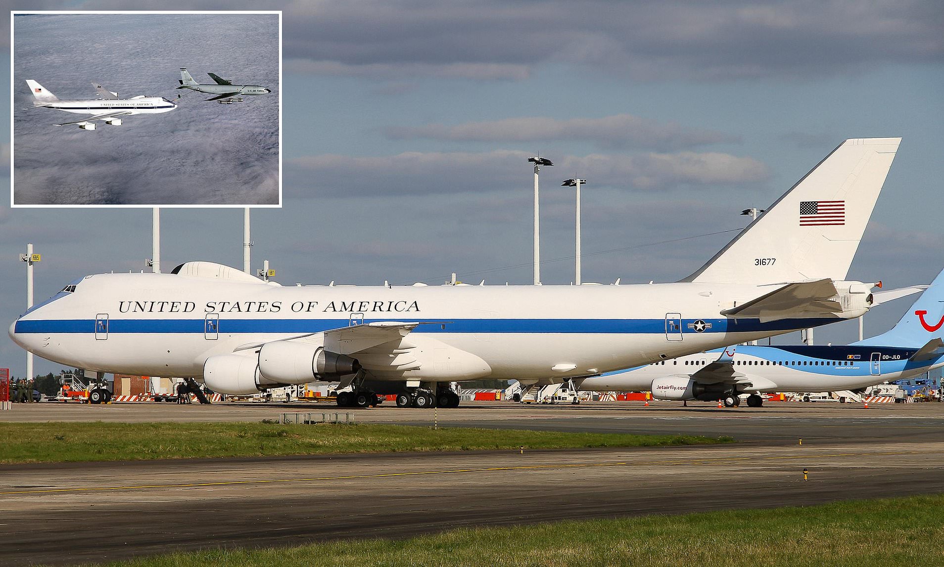 Why spotting a Boeing E-4 plane in the sky could mean imminent death