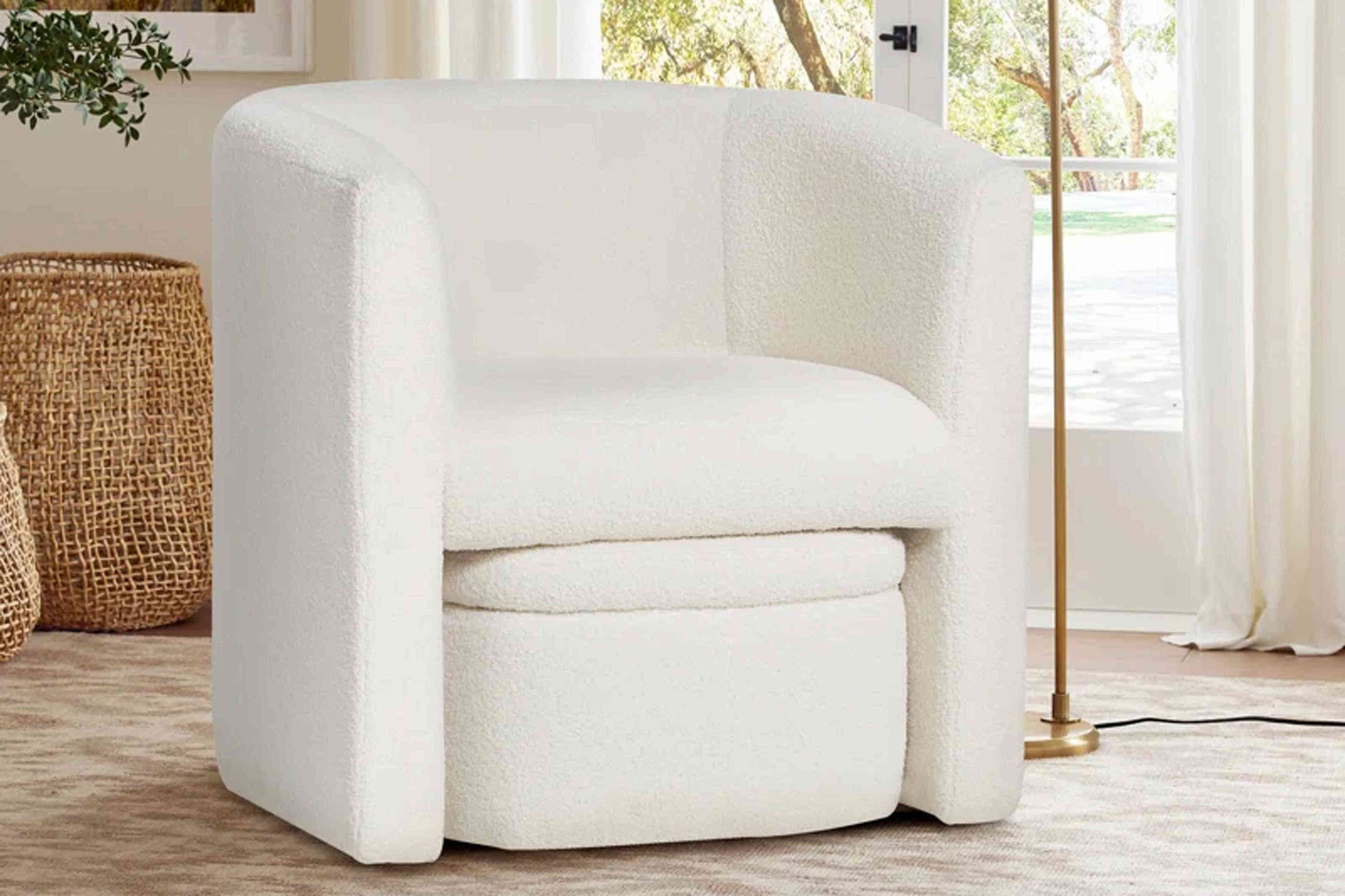 This Luxe Chair Has a Genius, Space-Saving Design for Small Rooms, and ...