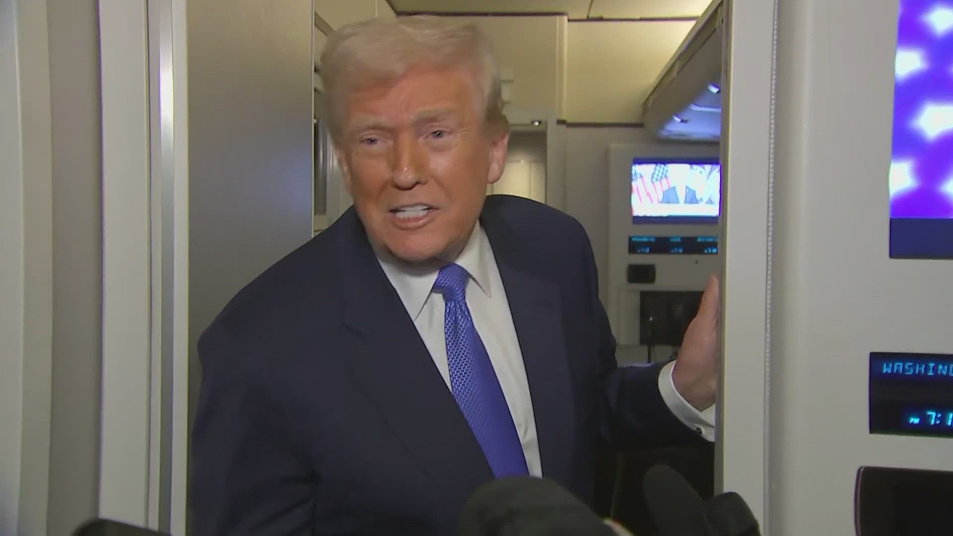 President Trump continues to defend his aggressive policy on tariffs