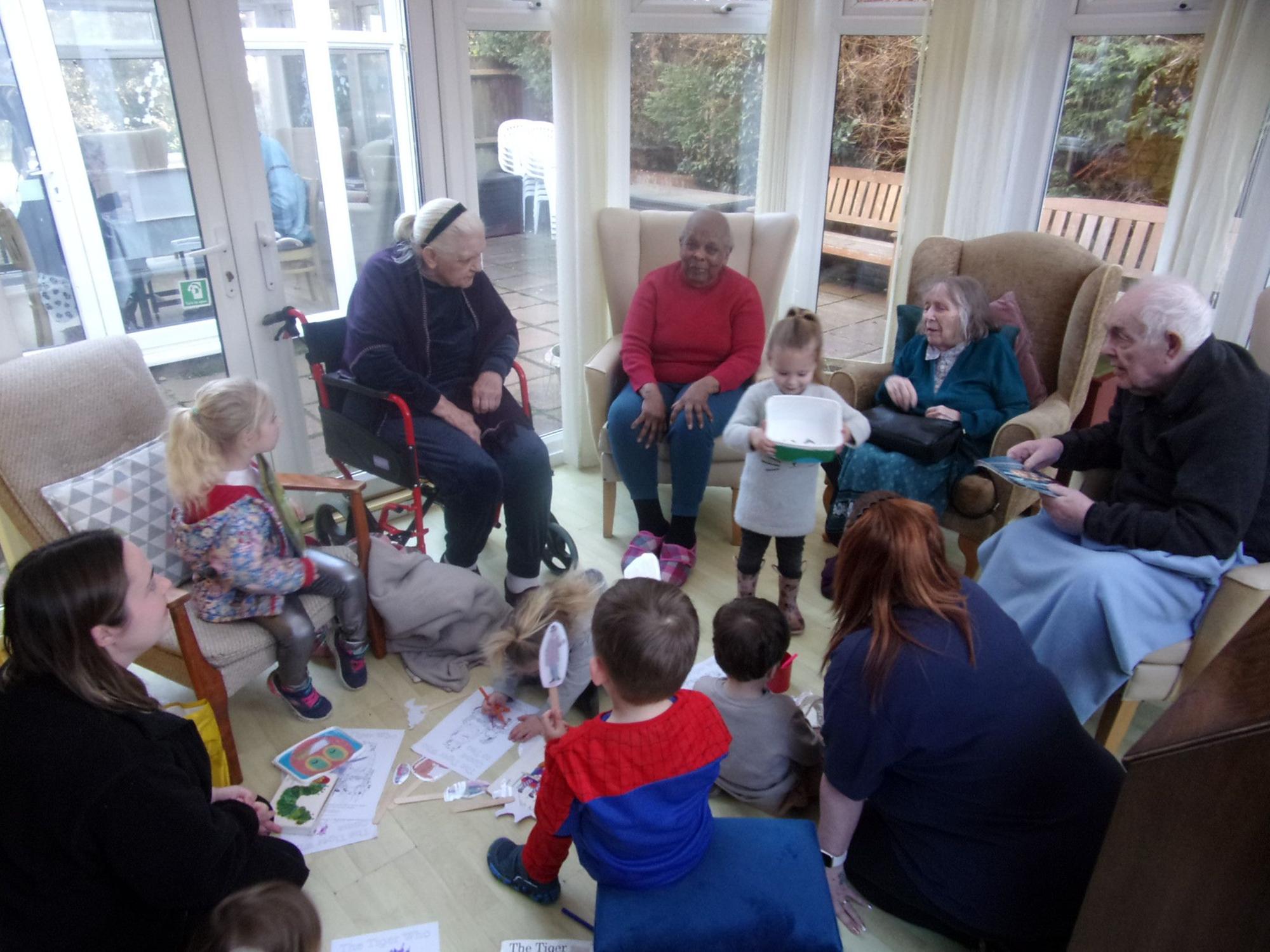 Bridging generations: St Leonards nursery children bring joy to care ...