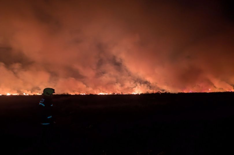 Dramatic Devon fires under investigation