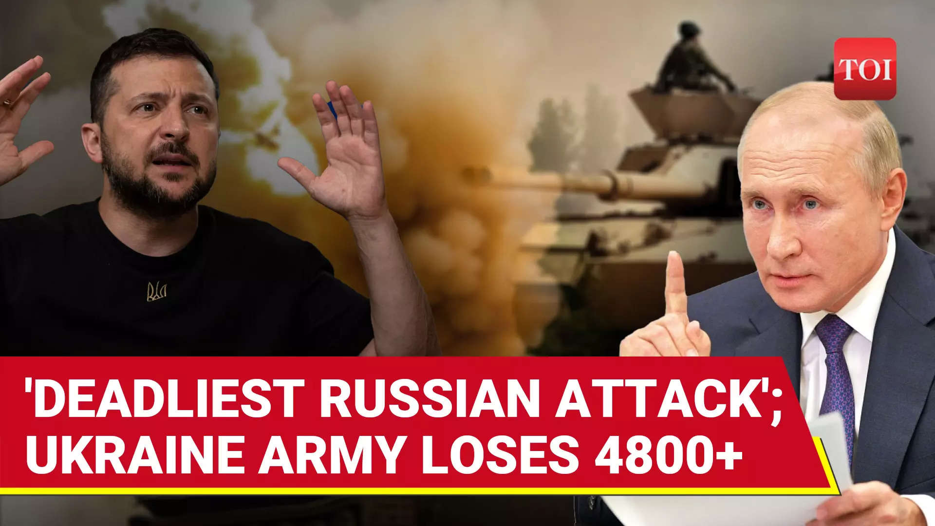 '4,800+ Ukrainian Troops Killed In Just...': Dreadful Russian Attack ...
