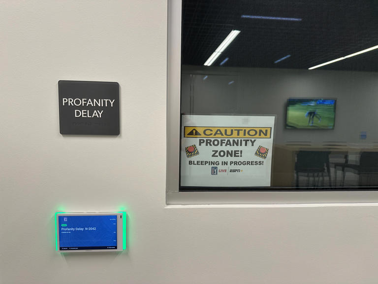 No bleeping way: Inside the PGA Tour's Profanity Delay room, where ...