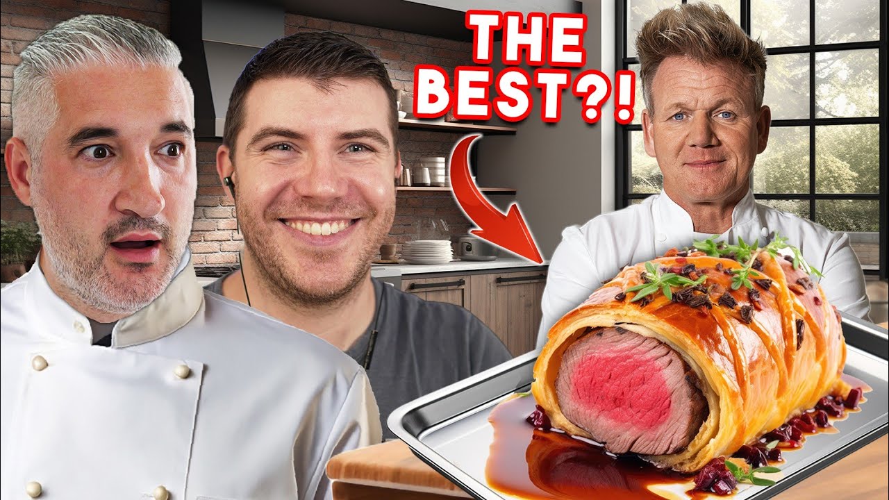 Italian Chef & Chef James React to Gordon Ramsay's Legendary Beef ...