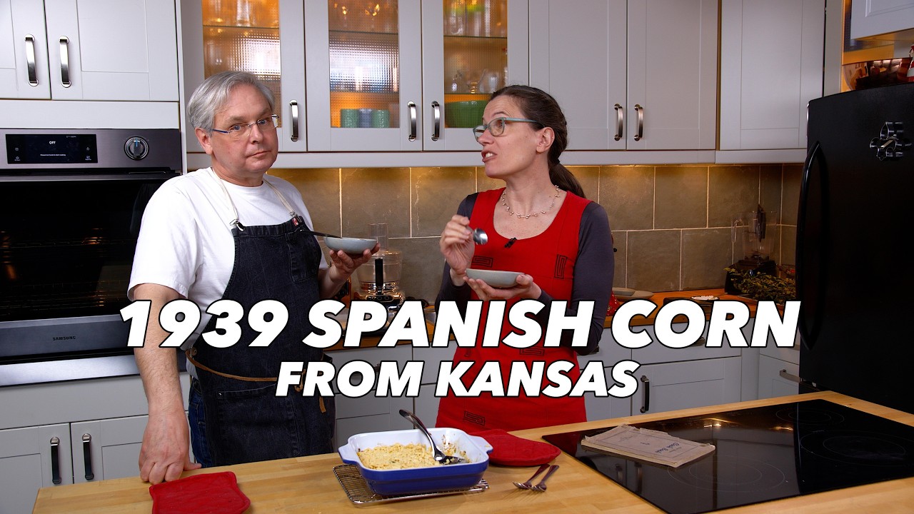 Retro Recipe Spanish Corn Casserole from 1939!