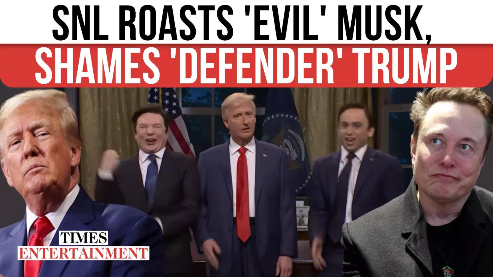 SNL Roasts Trump & Musk After Explosive Cabinet Meeting With Marco ...
