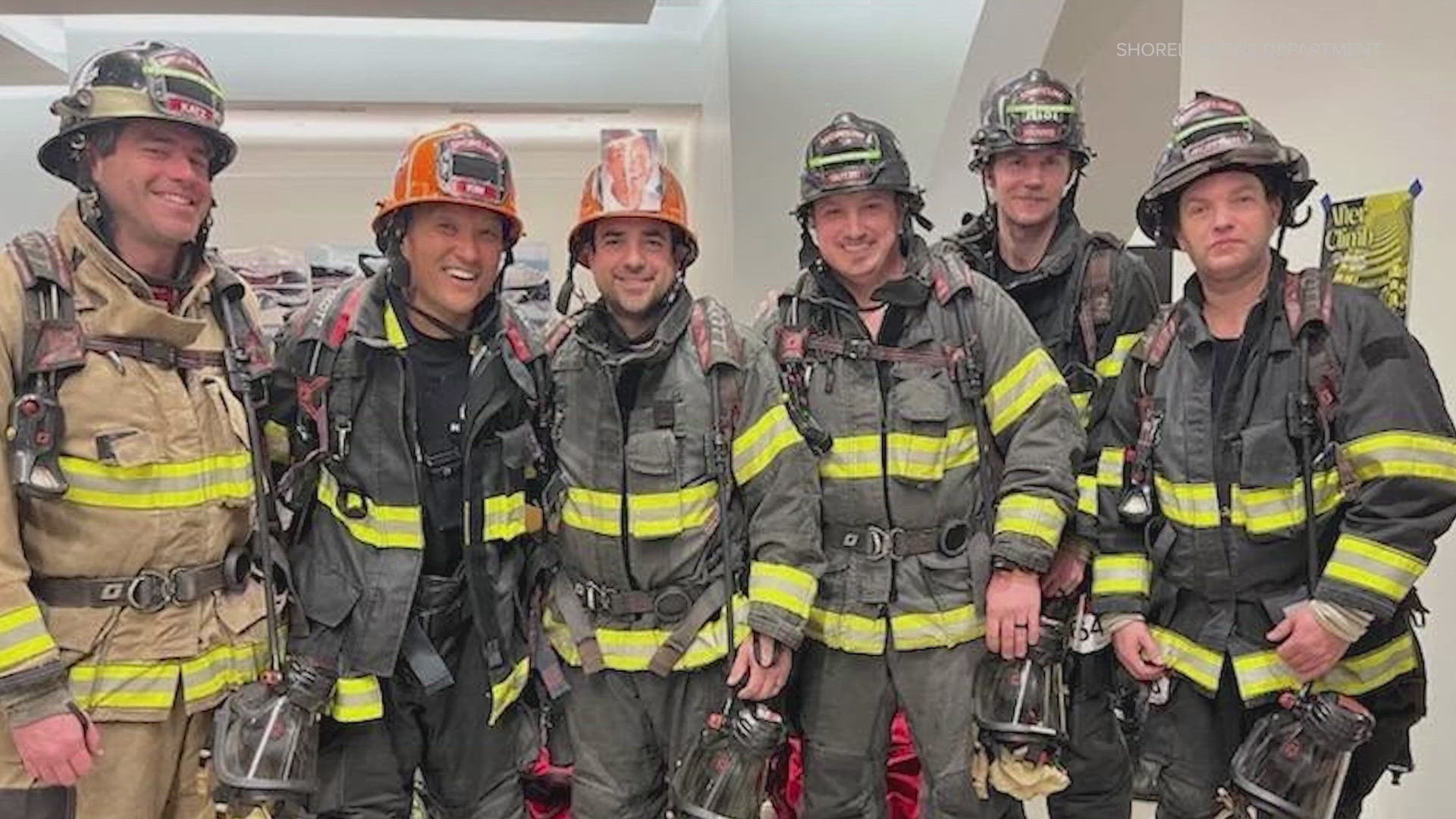 Firefighters take part in stairclimb at Seattle skyscraper